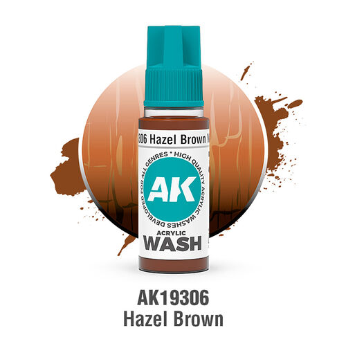 AK-Interactive AK19306 Hazel Brown Wash
