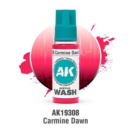 NEW! AK-Interactive AK19308 Carmine Dawn Wash