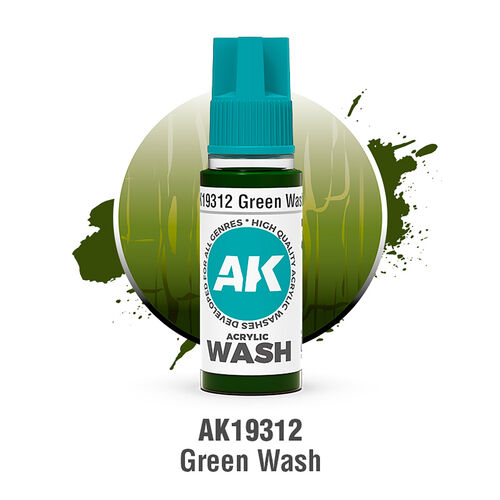 NEW! AK-Interactive AK19312 Green Wash