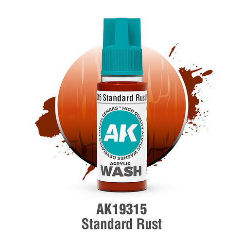 NEW! AK-Interactive AK19315 Standard Rust Wash