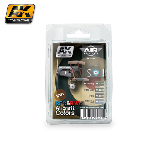 AK-Interactive AK 2280 WW1 RFC & RNAS Aircraft Colors Set