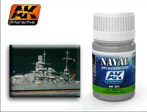 AK-Interactive AK 303 Grey Wash for Kriegsmarine Ships