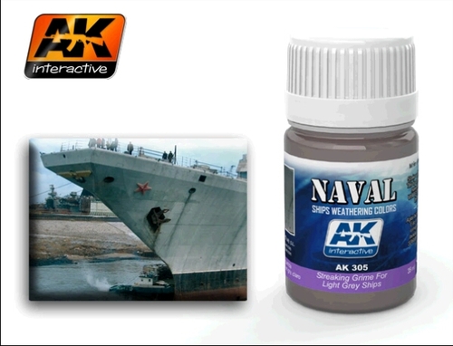 AK-Interactive AK 305 Streaking Grimme for Light Grey Ships