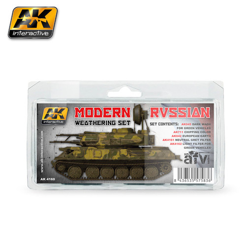 AK-Interactive AK 4160 Modern Russian Weathering Set