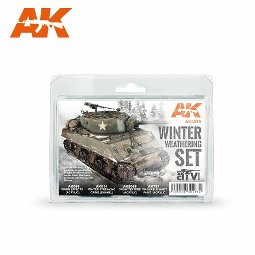 AK-Interactive 4270 Winter Weathering Set