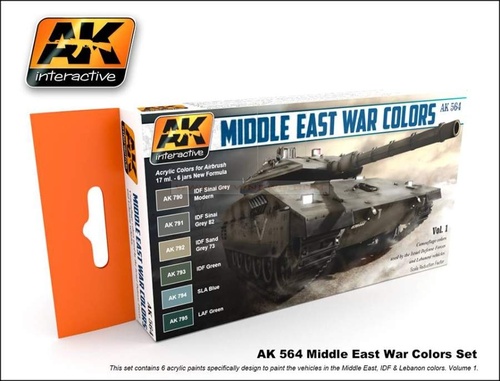 AK-Interactive AK 564 Middle East War Colors Set
