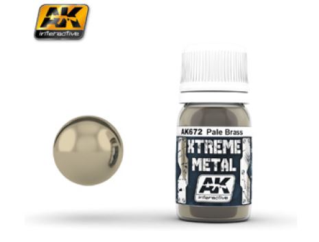 AK-Interactive AK672 Xtreme Metal Pale Brass