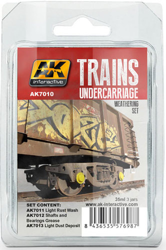 AK-Interactive AK7010 Weathering Set Trains Undercarriage