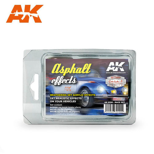 AK-Interactive 8090 Asphalt Effects Race [Set]