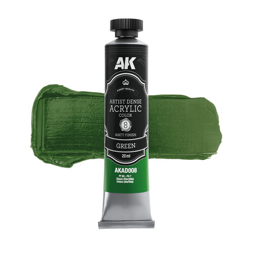 AK-Interactive AK AD008 GREEN - Artistic Dense Acrylic