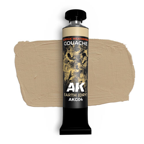 AK-Interactive AKG04 AK Gouache - Earth (Dry)