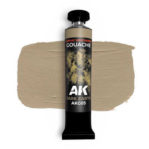 AK-Interactive AKG05 AK Gouache - Dark Earth