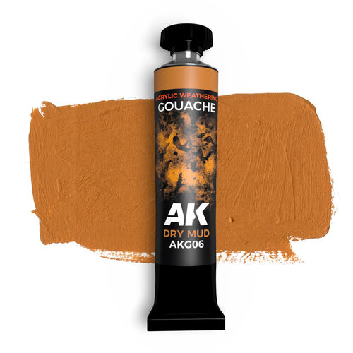 AK-Interactive AKG06 AK Gouache - Dry Mud