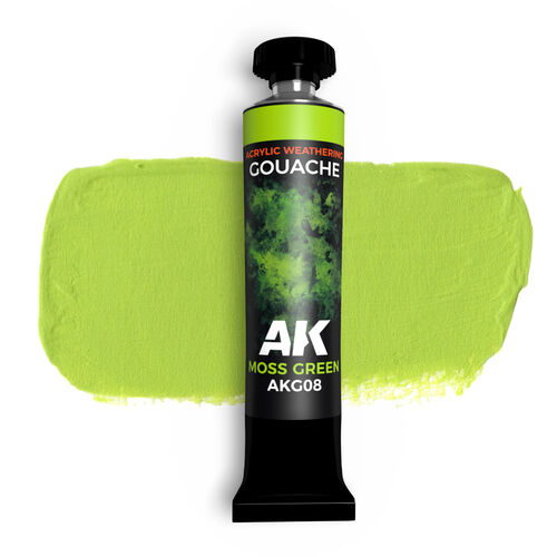 AK-Interactive AKG08 AK Gouache - Moss Green