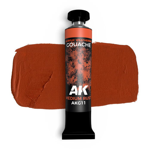 AK-Interactive AKG11 AK Gouache - Medium Rust