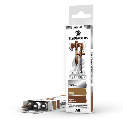AK-Interactive AK M108 Tools & Weapons – Playmarker Set