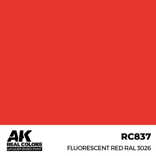 AK-Interactive RC837 Fluorescent Red RAL 3026