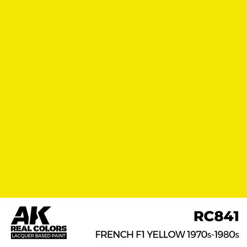 AK-Interactive RC841 French F1 Yellow 1970s-1980s