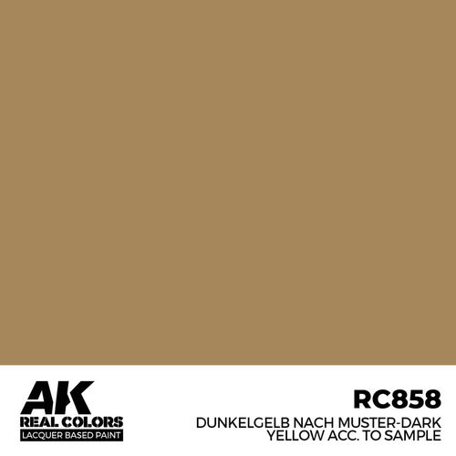 AK-Interactive RC858 Dunkelgelb Nach Muster-Dark Yellow acc. to Sample