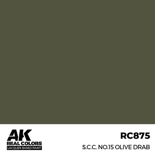 AK-Interactive RC875 S.C.C. No.15 Olive Drab