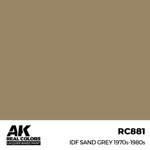 AK-Interactive RC881 IDF Sand Grey 1970s - 1980s