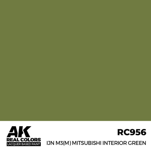 AK-Interactive RC956 IJN M3(M) Mitsubishi Interior Green