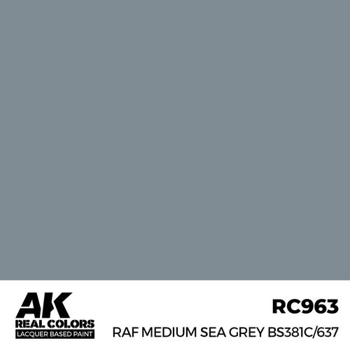 AK-Interactive RC963 RAF Medium Sea Grey BS381C/637