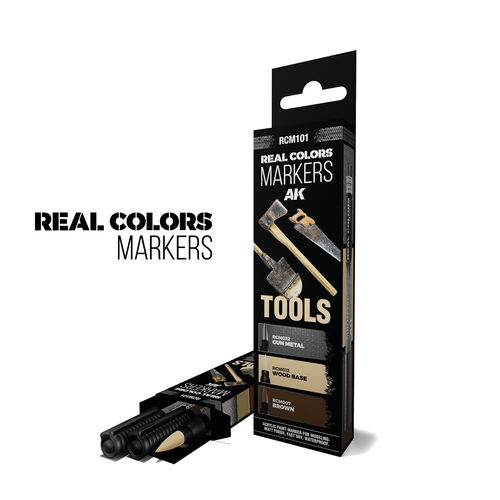AK-Interactive RCM101 Tools - Set 3 Real Colors Markers
