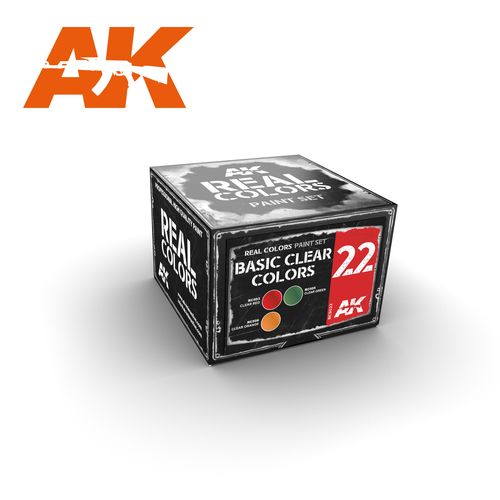 AK-Interactive RCS022 Basic Clear Colors Set