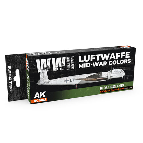 AK-Interactive RCS102 Luftwaffe WWII Mid-War Colors Set