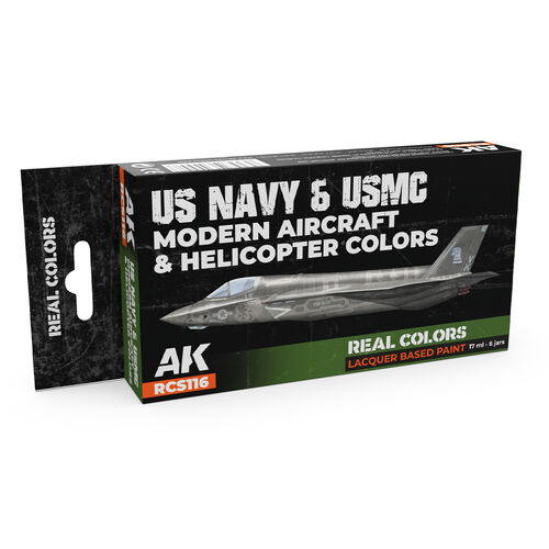 AK-Interactive RCS116 US Navy & USMC Modern Aircrafts and Helicopters Set