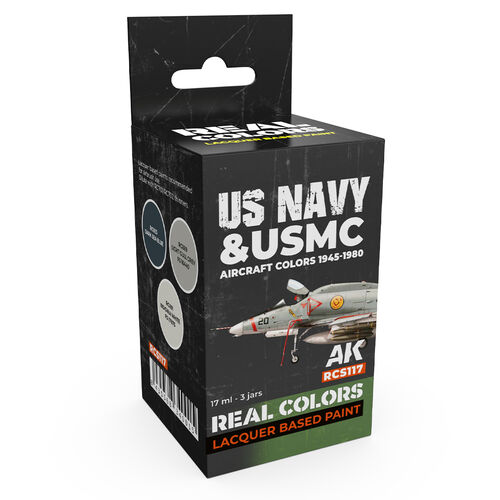 AK-Interactive RCS117 US Navy & USMC Aircraft Colors 1945-1980 Set