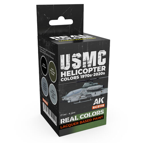 AK-Interactive RCS118 USMC Helicopter Colors 1970s-2020s Set