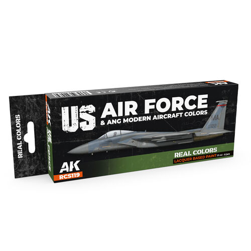 AK-Interactive RCS119 US Air Force & ANG Modern Aircraft Color Set