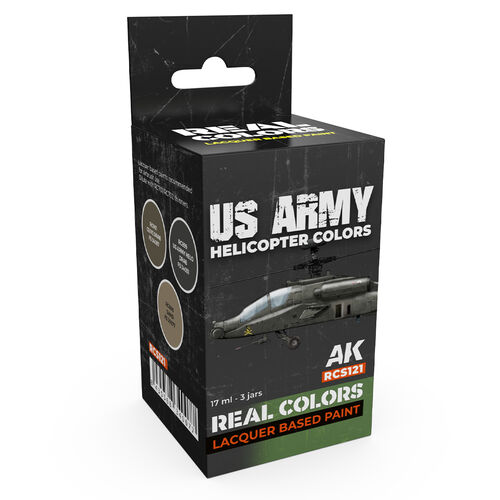AK-Interactive RCS121 US Army Helicopter Colors Set