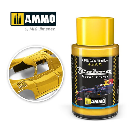 AMM-0306 A.MIG-0306 Cobra Motor RB Yellow