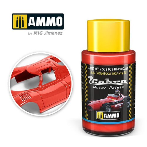 AMM-0312 A.MIG-0312 Cobra Motor50´s 60´s Rosso Corsa