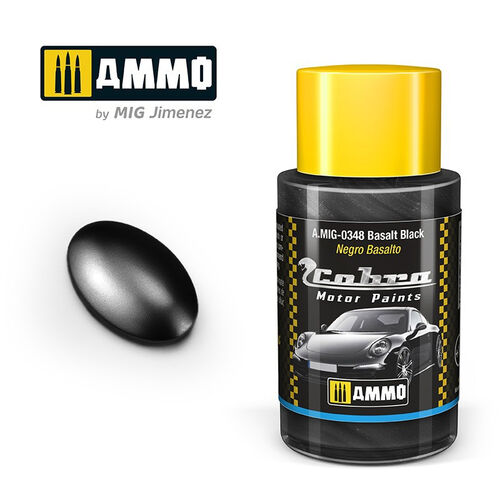 AMMO of Mig Jimenez A.MIG-0348 Cobra Motor Basalt Black