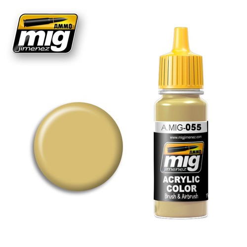 AMMO of Mig Jimenez A.MIG 055 Oil Ochre
