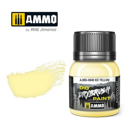 AMMO of Mig Jimenez A.MIG 0640 Ice Yellow