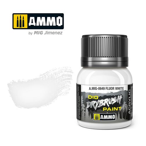 AMMO of Mig Jimenez A.MIG 0649 Fluor White