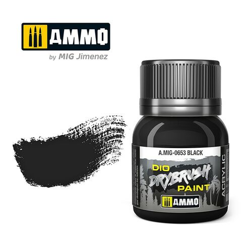 AMMO of Mig Jimenez A.MIG 0653 Black Brown