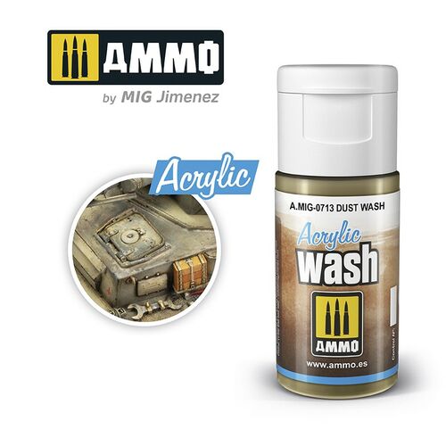 AMMO of Mig Jimenez A.MIG 0713 Acrylic Wash Dust Wash