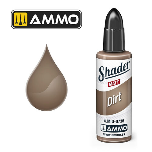 AMMO of Mig Jimenez A.MIG 0736 Dirt Shader Matt