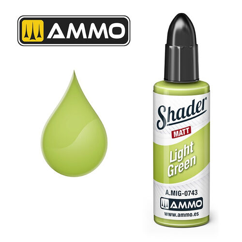 AMMO of Mig Jimenez A.MIG 0743 Light Green Shader Matt