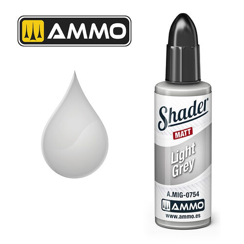AMMO of Mig Jimenez A.MIG 0754 Light Grey Shader Matt