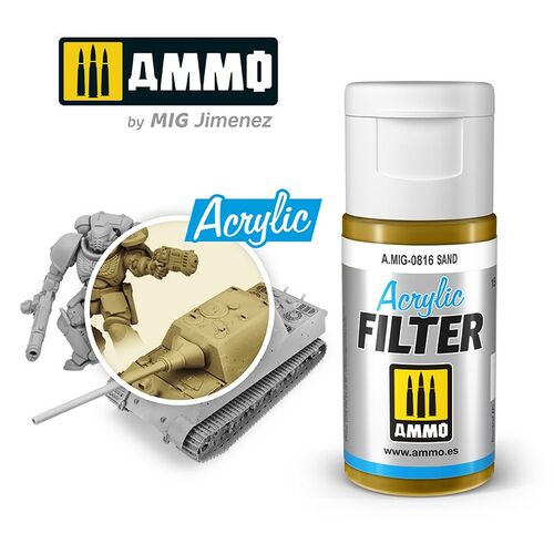 AMMO of Mig Jimenez A.MIG 0816 Acrylic Filter Sand