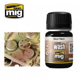 AMMO of Mig Jimenez A.MIG 1011 Black Wash
