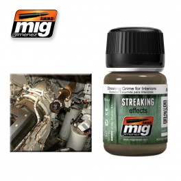 AMMO of Mig Jimenez A.MIG 1200 Streaking Grime For Interiors