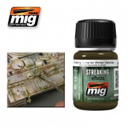 AMMO of Mig Jimenez A.MIG 1205 Streaking Grime For Winter Vehicles